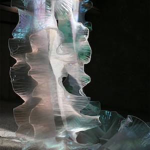 Flounced Ruffled Symphony Transparent Fabric - Etsy