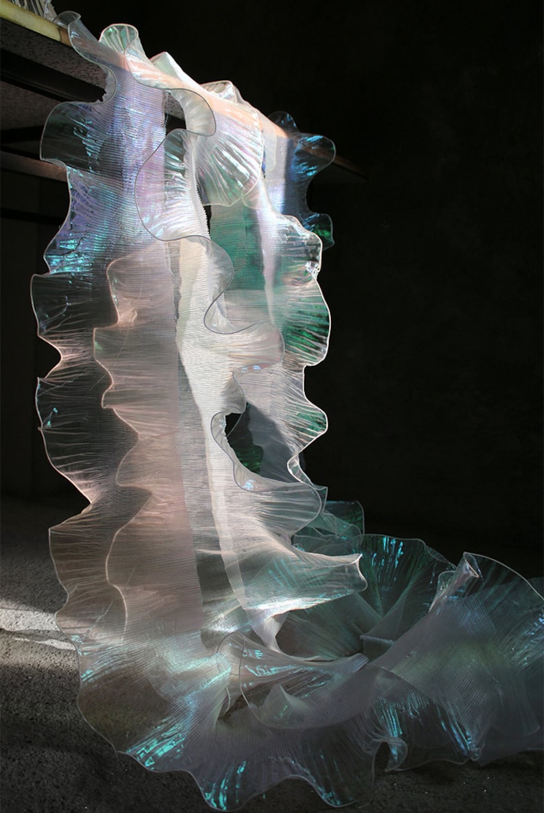 Flounced Ruffled Symphony Transparent Fabric - Etsy Canada