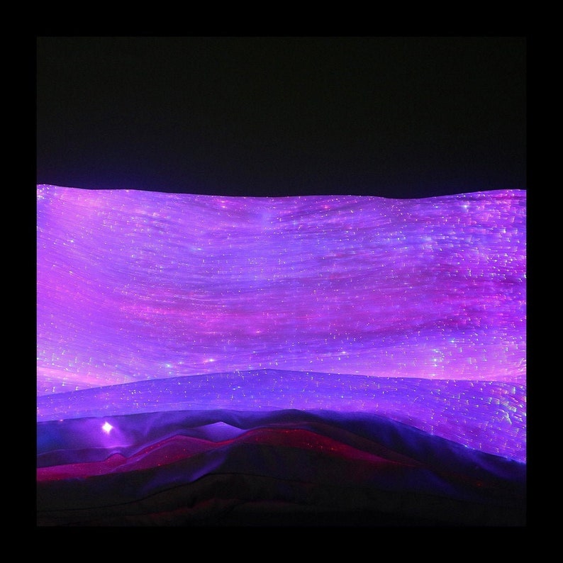 Starry Luminous Optical Fiber Textile Leds Fabric Technology - Etsy UK