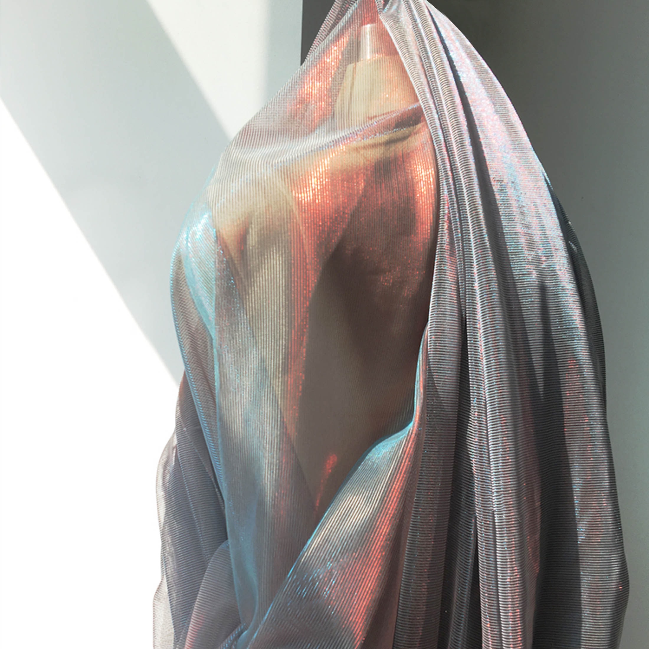 Reflective Laser Symphony Hollow Texture Mesh, Magic Color Perspective ...