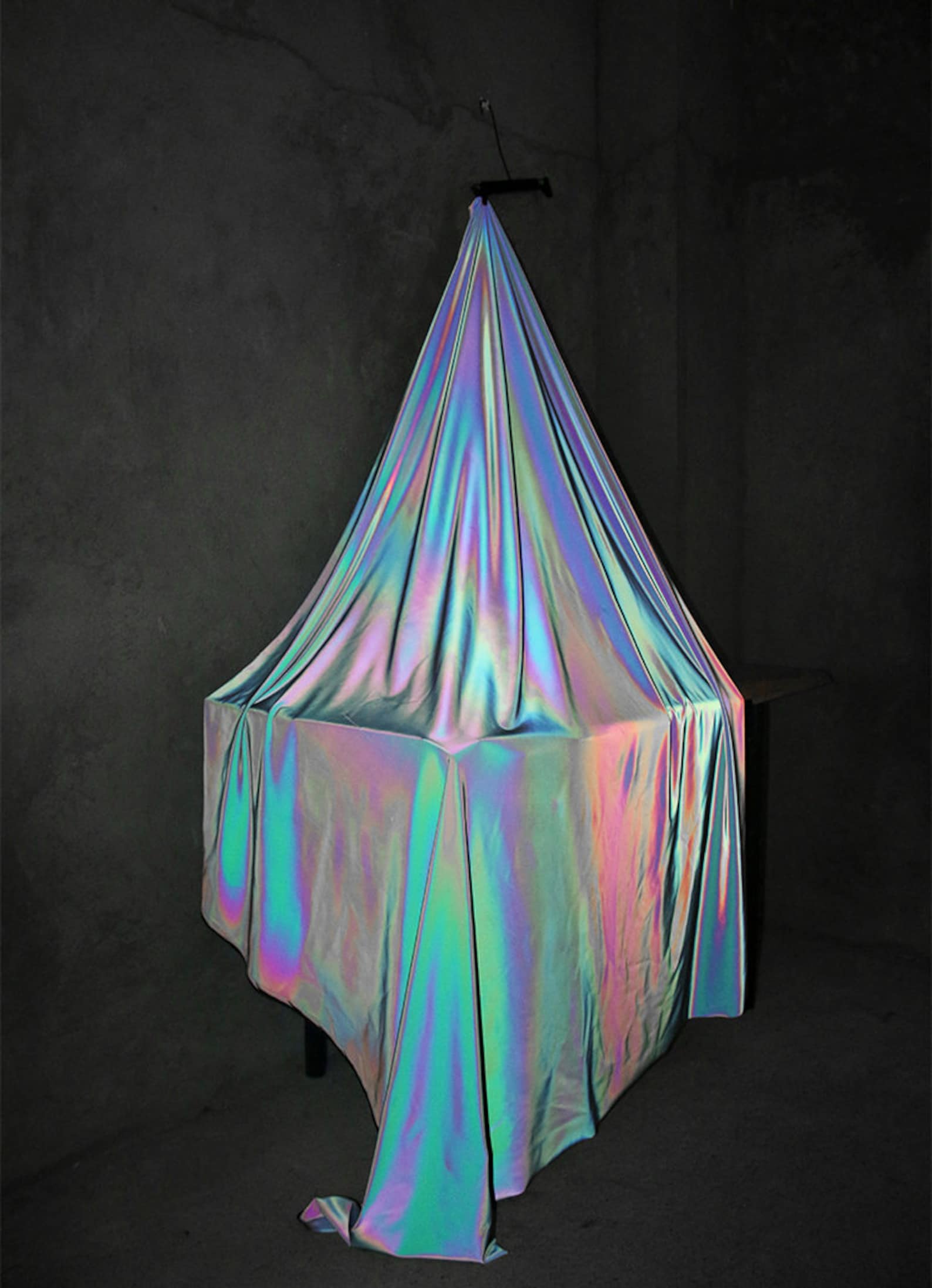 Midnight Rainbow Laser Reflective Material Colorful Gradient | Etsy
