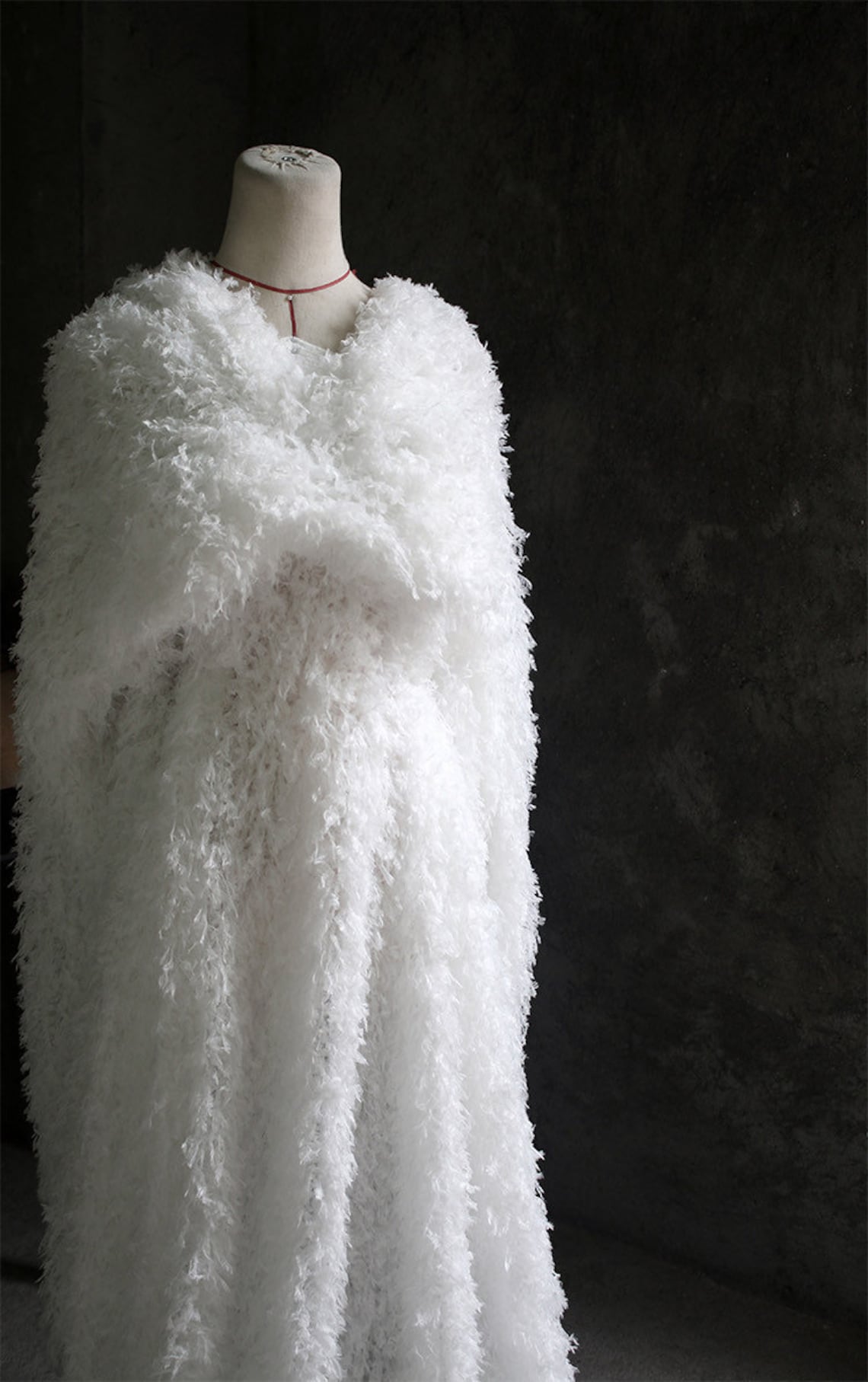 Tassel Feather Puffer Autumn and Winter Fringe Woollen - Etsy