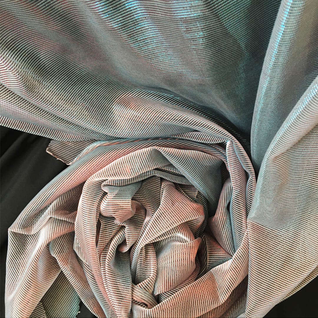 Reflective Laser Symphony Hollow Texture Mesh, Magic Color Perspective ...