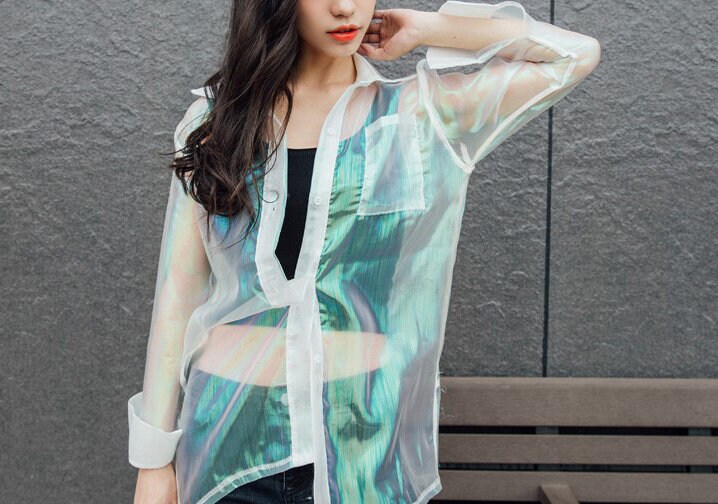 Symphony Laser Gauze Lace Fabric transparent Holographic - Etsy Canada