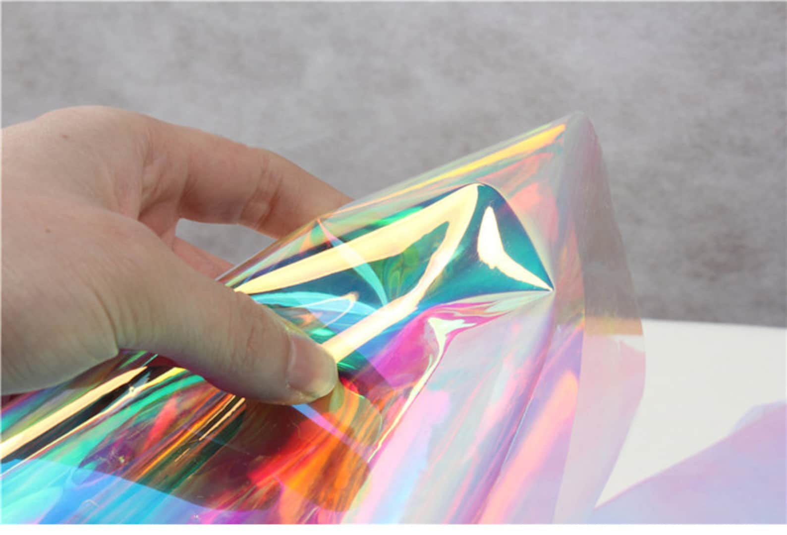 Translucent Rainbow TPU Fabric Unicorn Magical Prism Hologram | Etsy