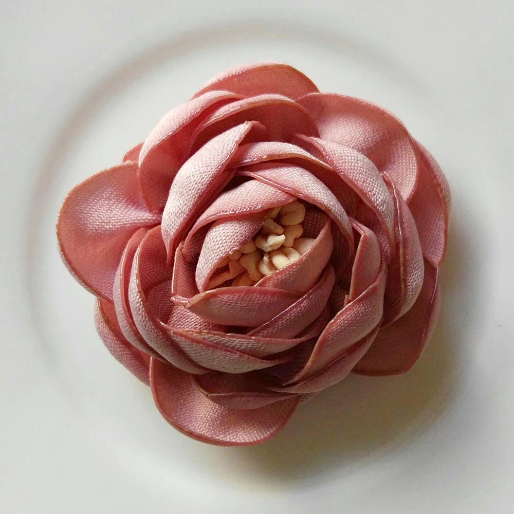 Lovely New Blush Pink Rose Silk Millinery Flower for Bridal - Etsy