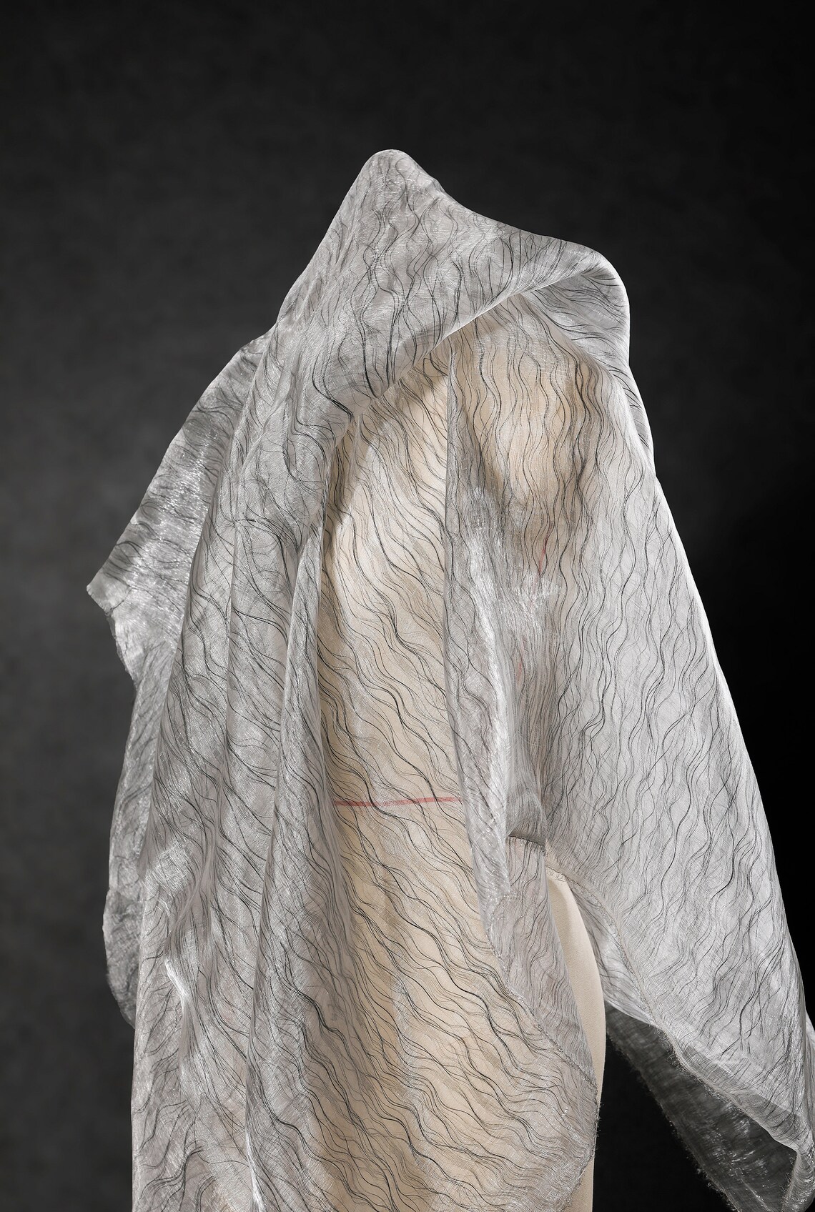 Laminated Thread See-through Organza Fabric 1/2 Yard - Etsy