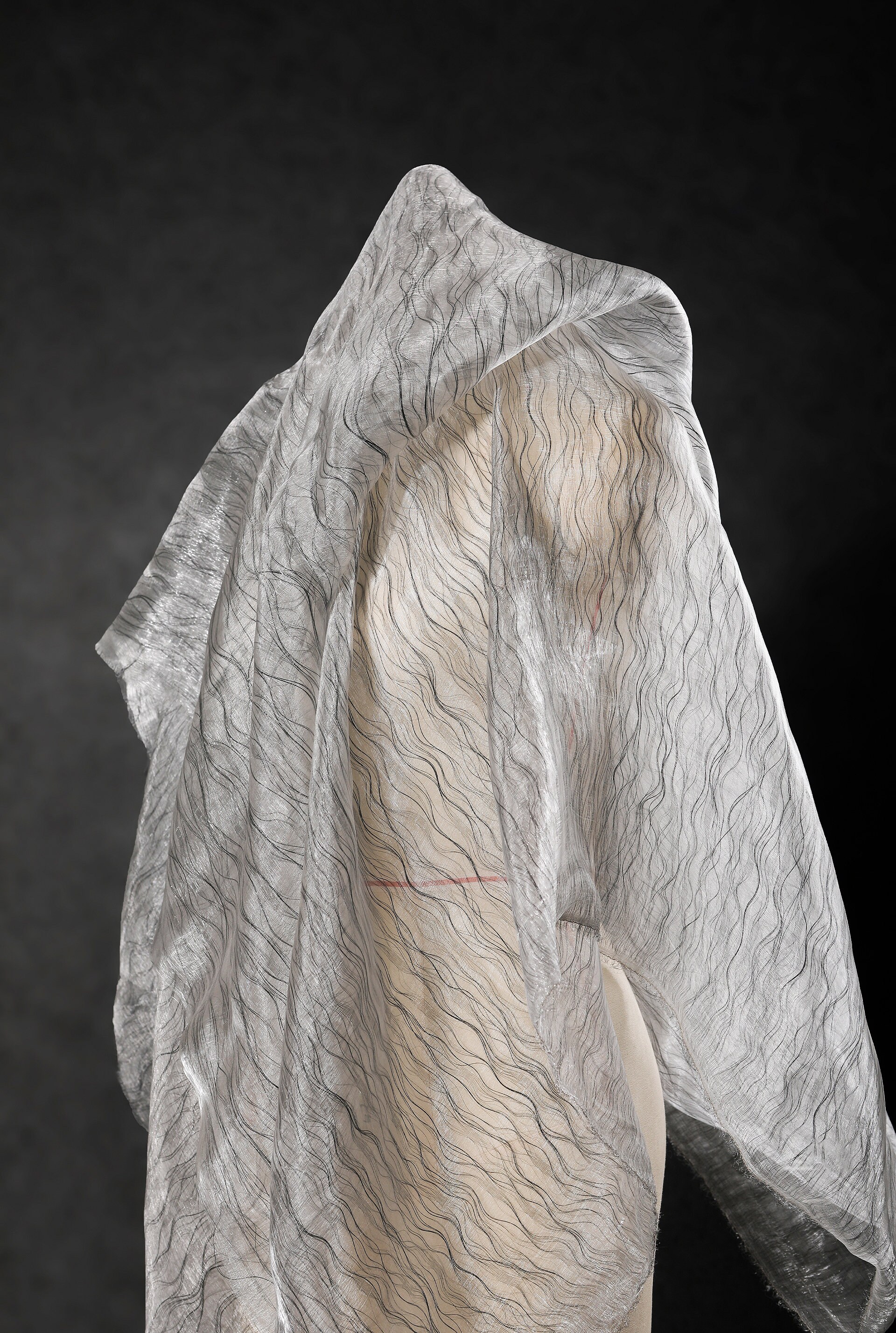 Laminated Thread See-through Organza Fabric 1/2 Yard - Etsy