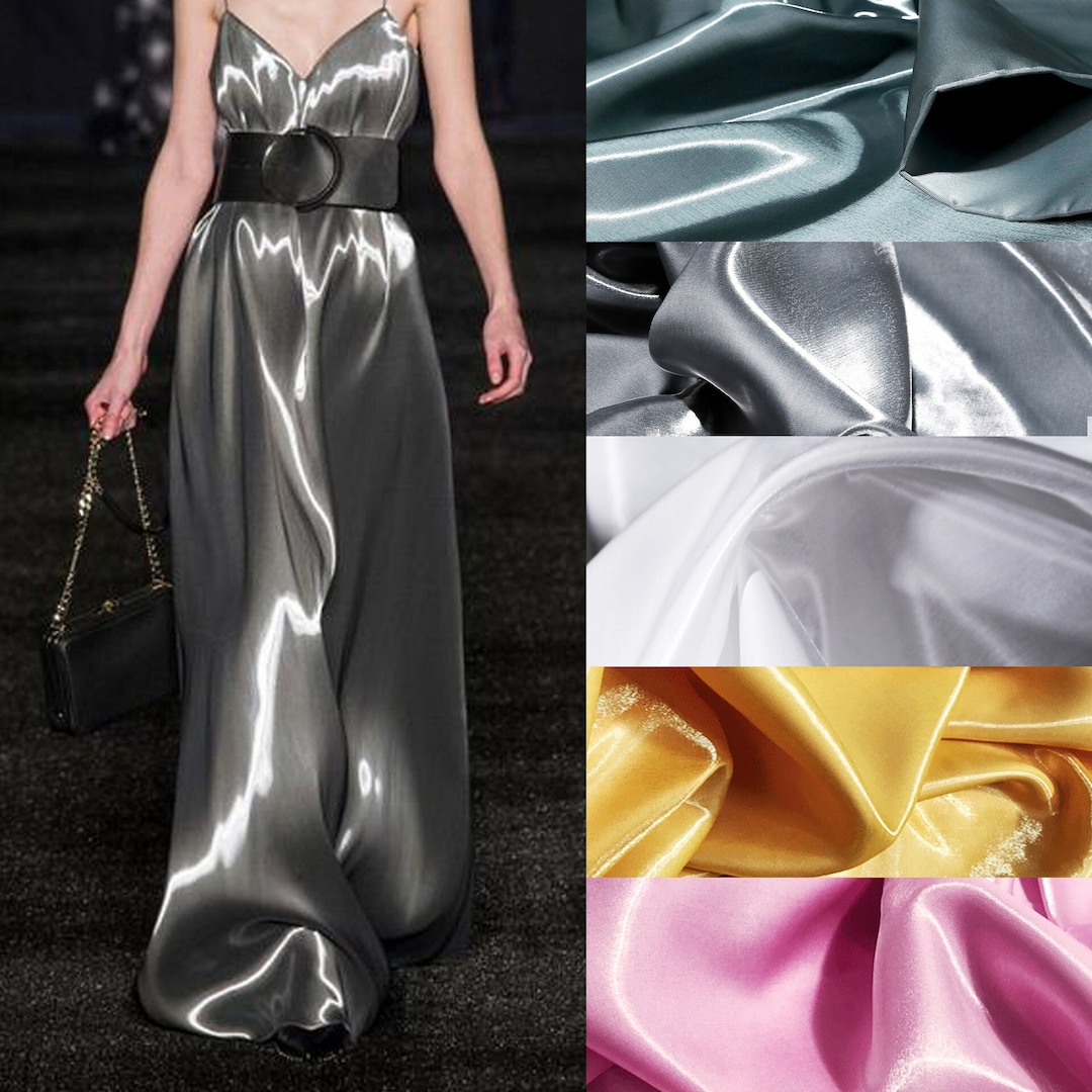 Liquid Crystal Silk Satin Smooth Reflective Fabric - Etsy
