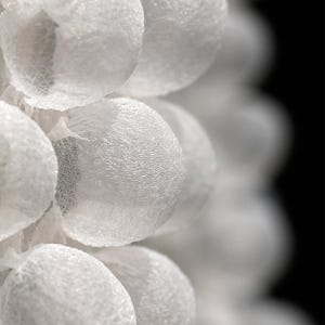 Four Colors 3D Bubble Mesh Fabric, Sheer Sculptural Puff Texture, Heat ...