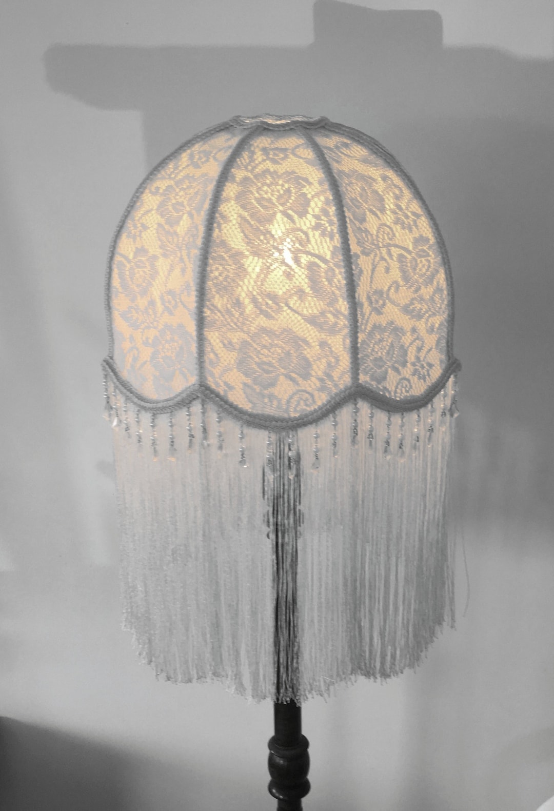 Lovely Vintage Style Cream Floor Lamp Shade Hand Made - Etsy
