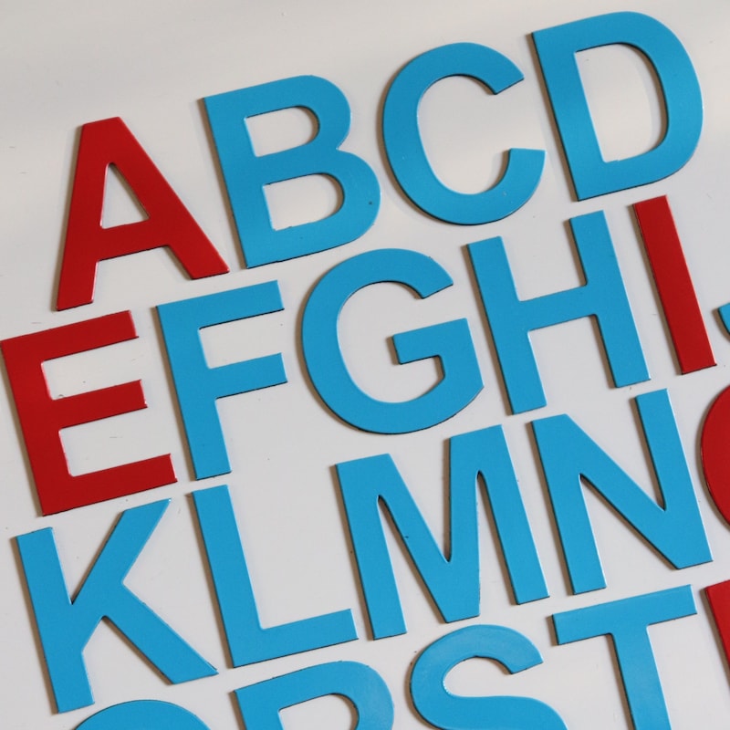 Jumbo Magnetic Letters - Etsy