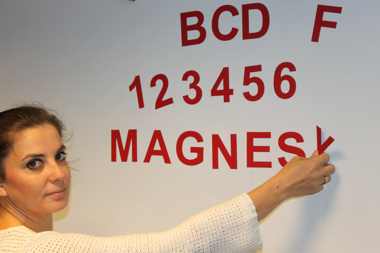 3,2 DIGITS on Fridge Magnets, 8 Cm Magnetic Numbers Perfect for School ...