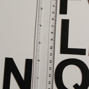 Capital Magnetic Letters, BLACK Alphabet for Learning to Read. Perfect ...