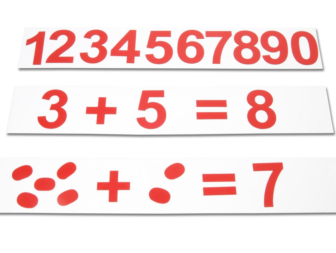 3,2 DIGITS on Fridge Magnets, 8 Cm Magnetic Numbers Perfect for School ...
