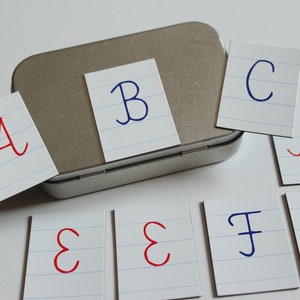 Magnetic Alphabet, UPPERCASE Letters, Montessori - Etsy
