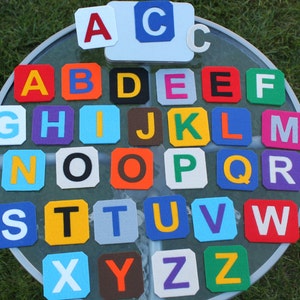 Magnetic Felt Alphabet Set, Double Uppercase Letters - Etsy