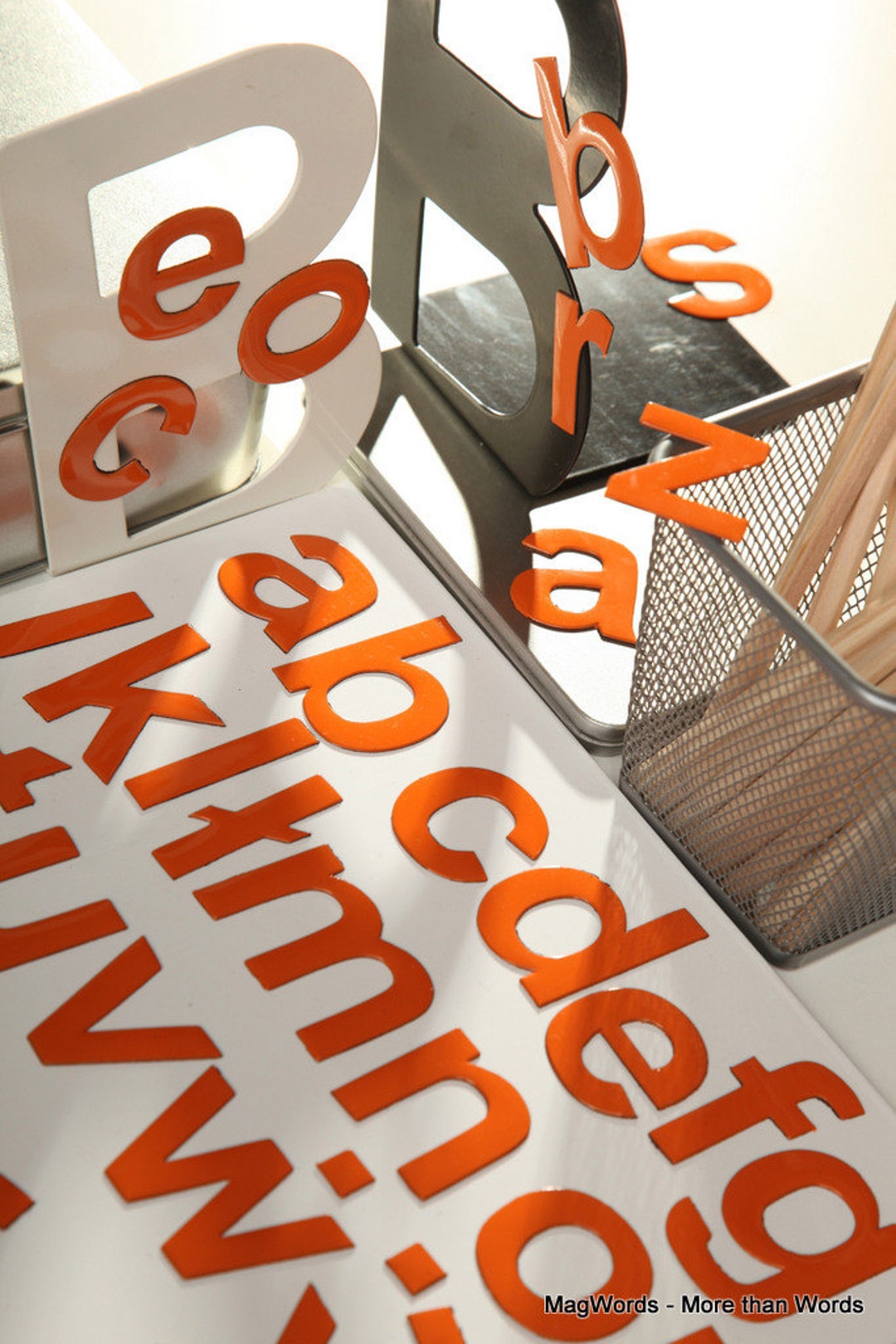 Magnetic Letters, Alphabet for Learning to Read or on the Fridge ...