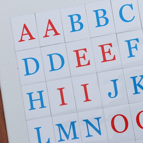 Magnetic Alphabet UPPERCASE Letters Magnets - Etsy