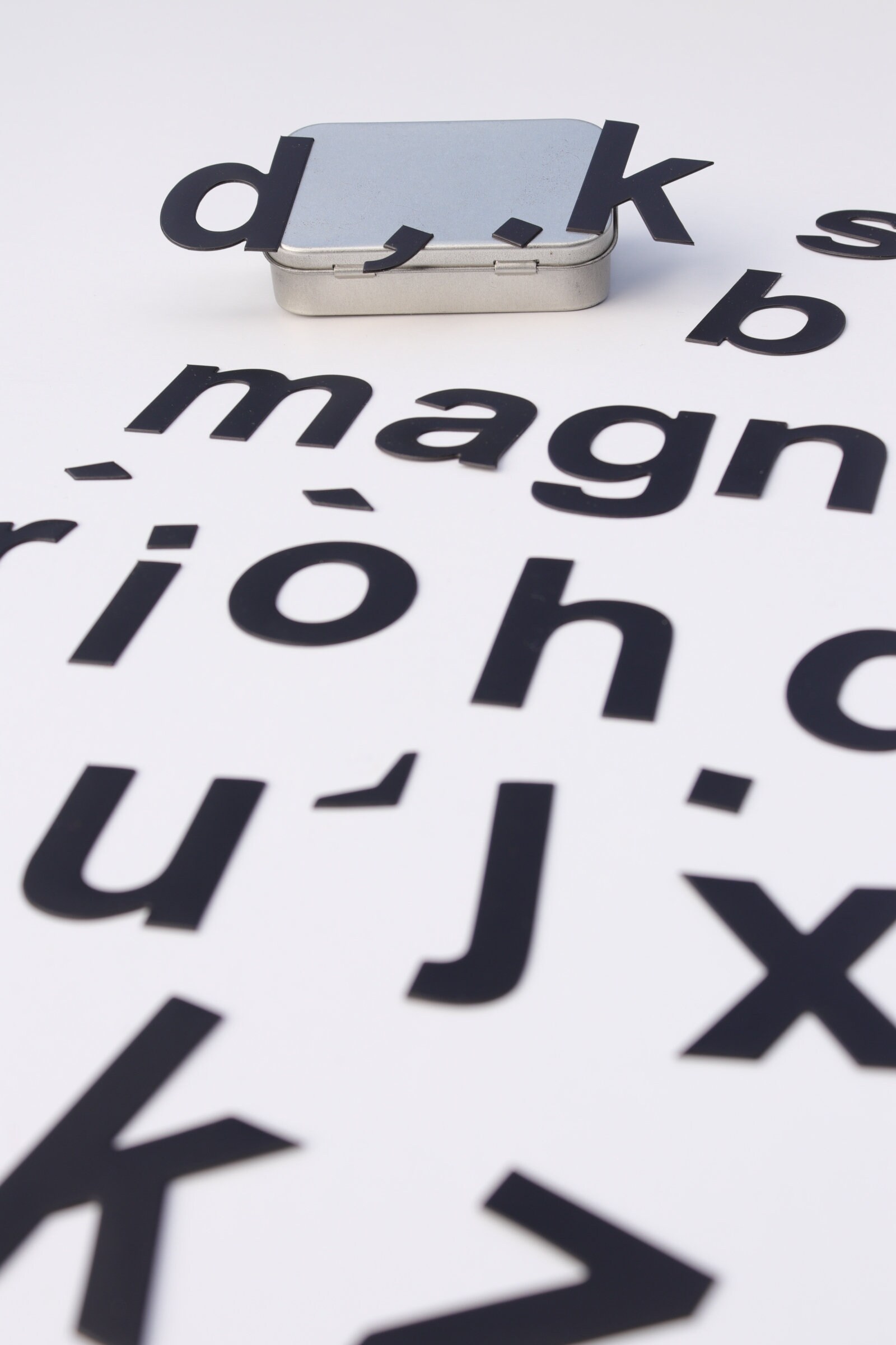 Magnetic Letters 2"/5cm - Refrigerator Magnets, Black Alphabet - Etsy