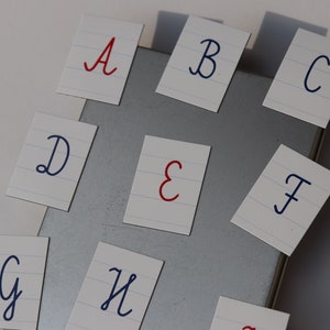 Magnetic Alphabet, UPPERCASE Letters, Montessori - Etsy