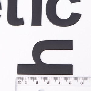 Magnetic Letters 2"/5cm - Refrigerator Magnets, Black Alphabet - Etsy