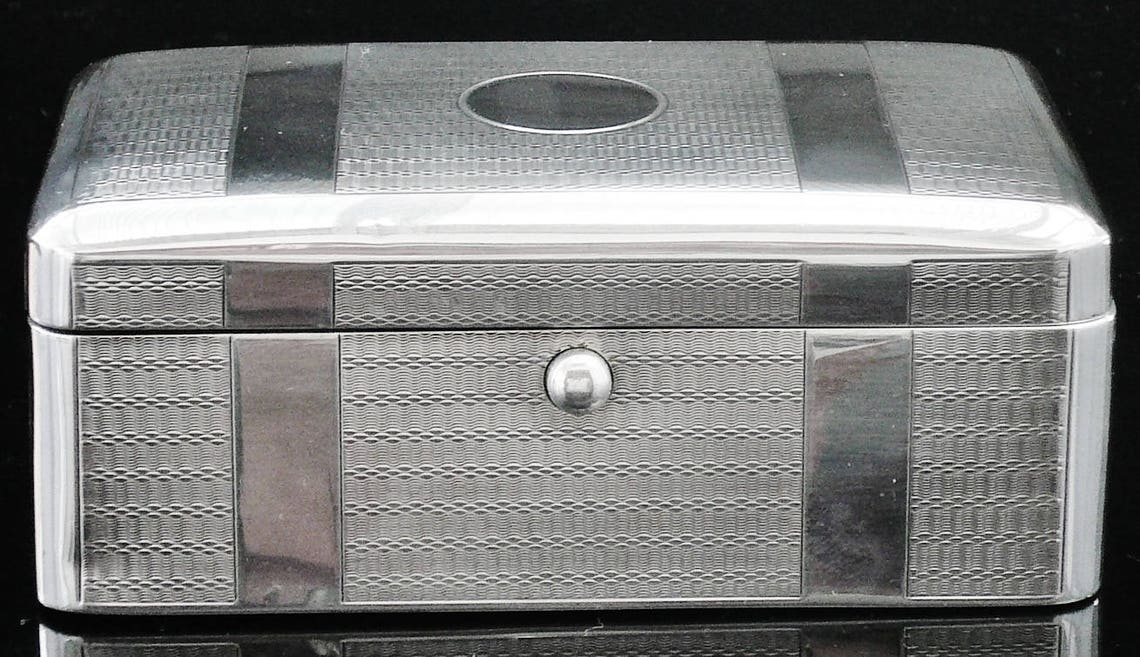 Antique Sterling Silver Safety Razor Case Box Hallmarked | Etsy