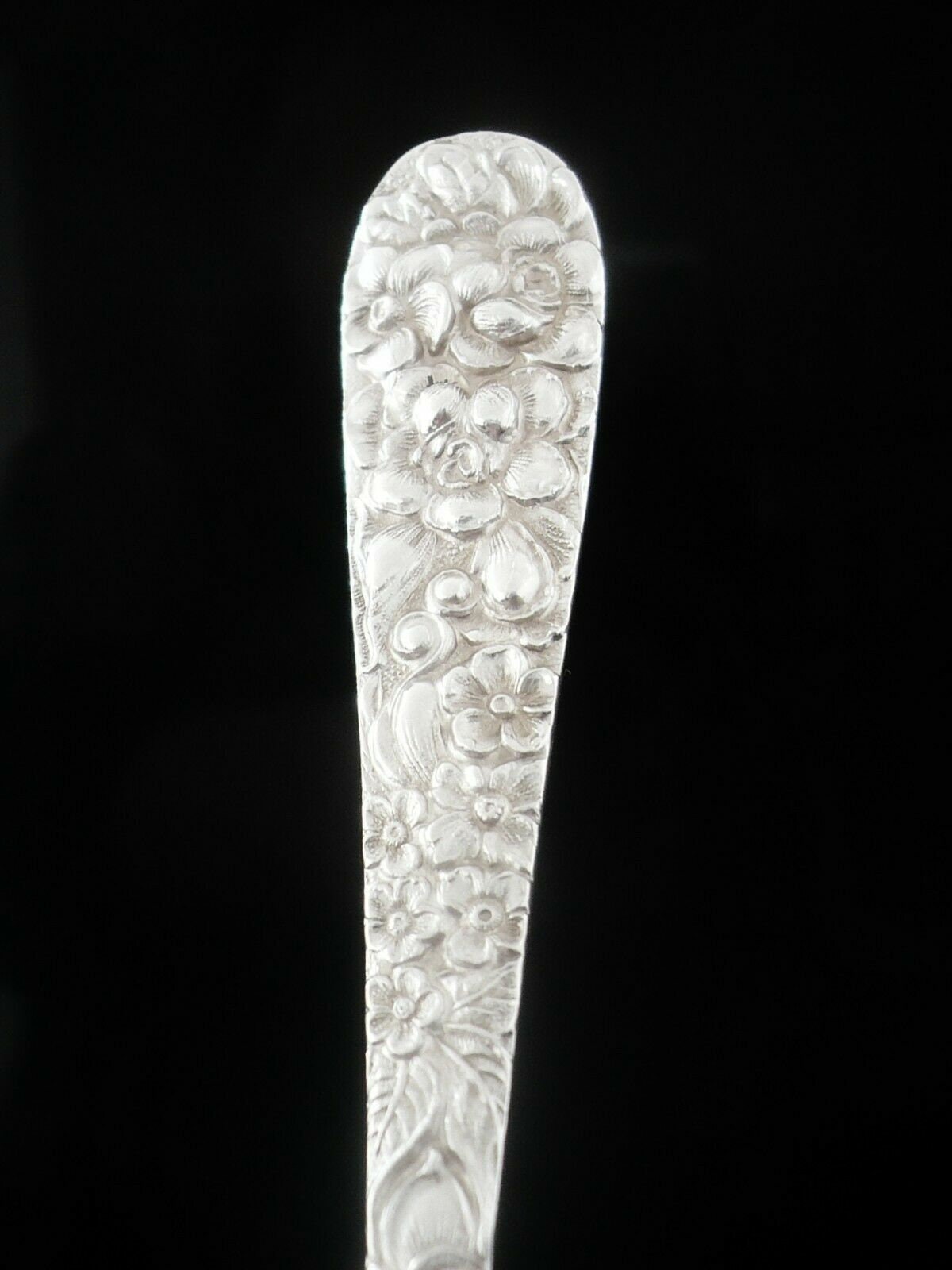 Sterling Silver Spoon ROSE Pattern Vintage Tableware - Etsy UK