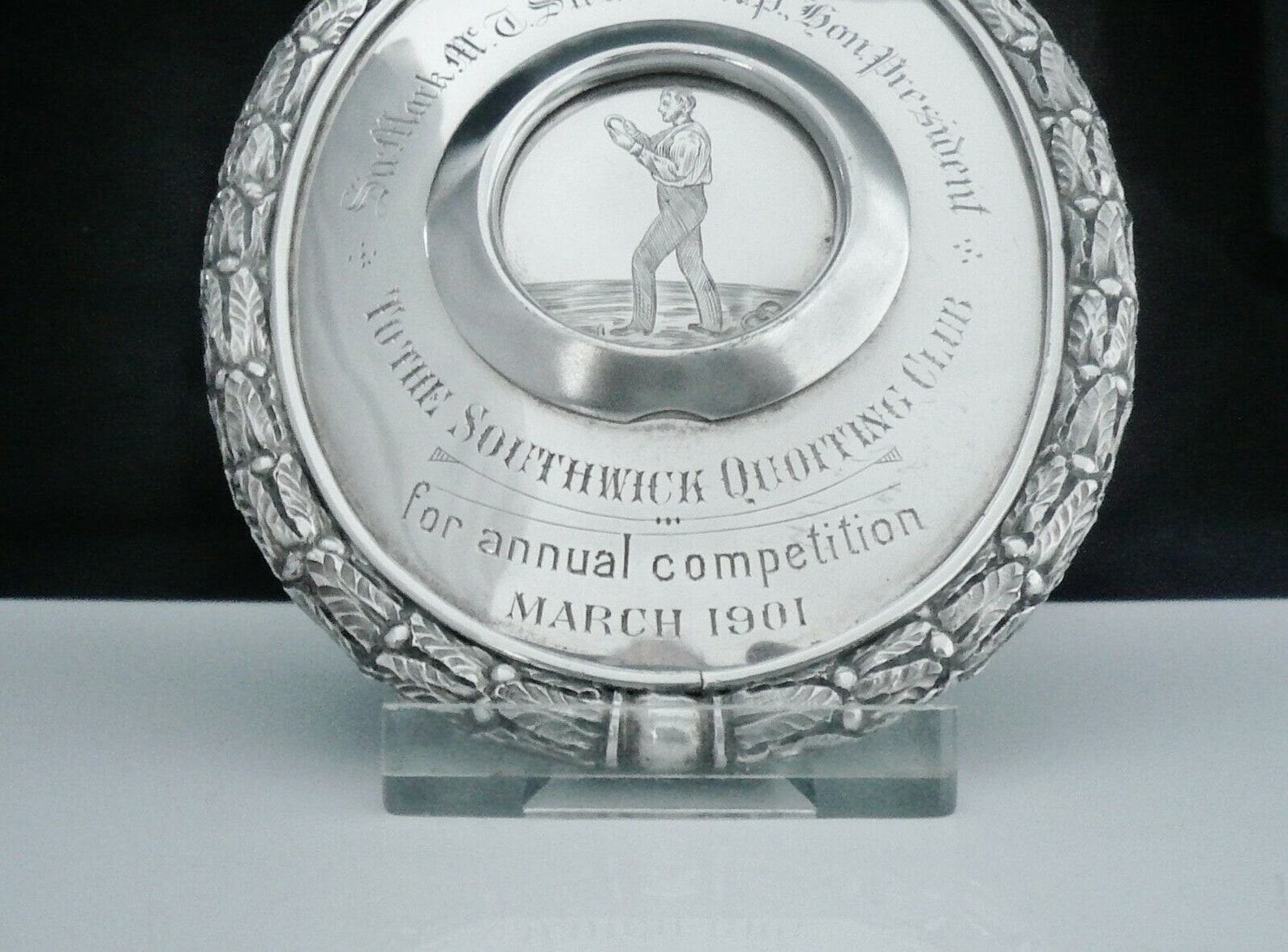 Silver Quoiting Medal, Sterling, Quoits, Scarce, LARGE, Scottish, Sir ...