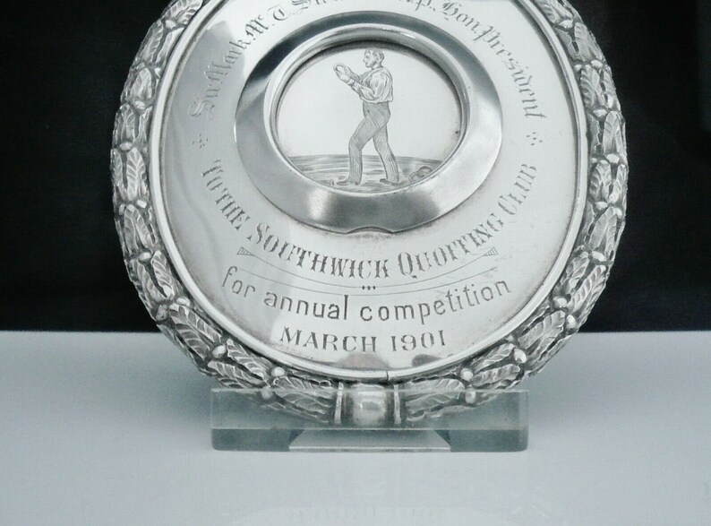 Silver Quoiting Medal, Sterling, Quoits, Scarce, LARGE, Scottish, Sir ...