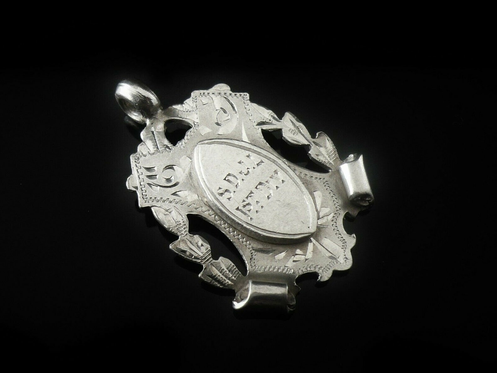 Pocket Watch Fob Medal Silver Sterling English Vintage - Etsy UK