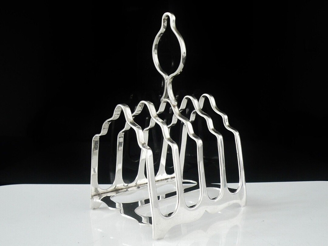 Sterling Silver Toast Rack, Antique, English, Tableware, Letter ...