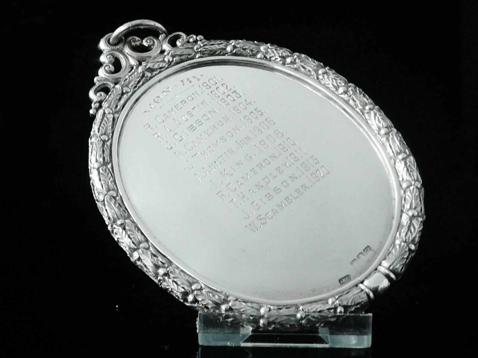 Silver Quoiting Medal Sterling Quoits Scarce LARGE - Etsy