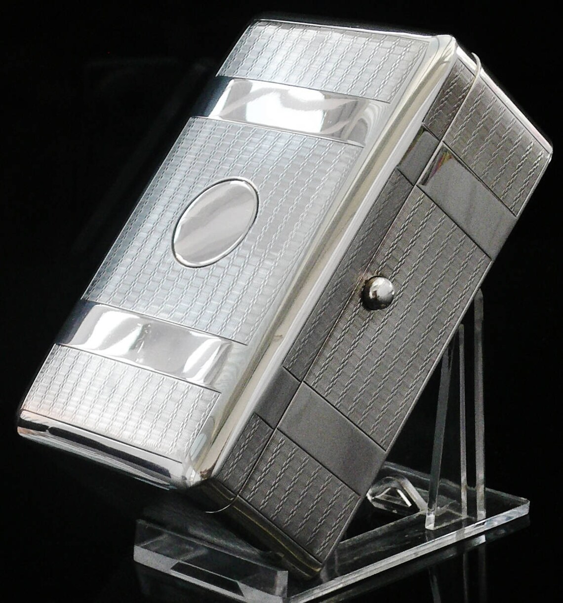 Antique Sterling Silver Safety Razor Case Box Hallmarked | Etsy