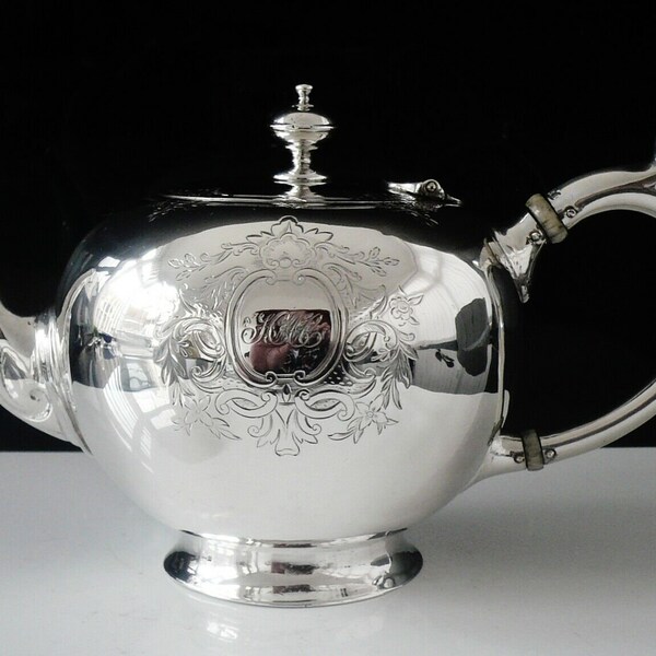 Antique Sterling Silver English Teapots - Etsy
