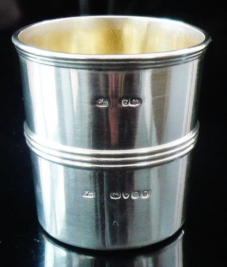 Silver Campaign Cup Antique Sterling Two Part Victorian - Etsy UK