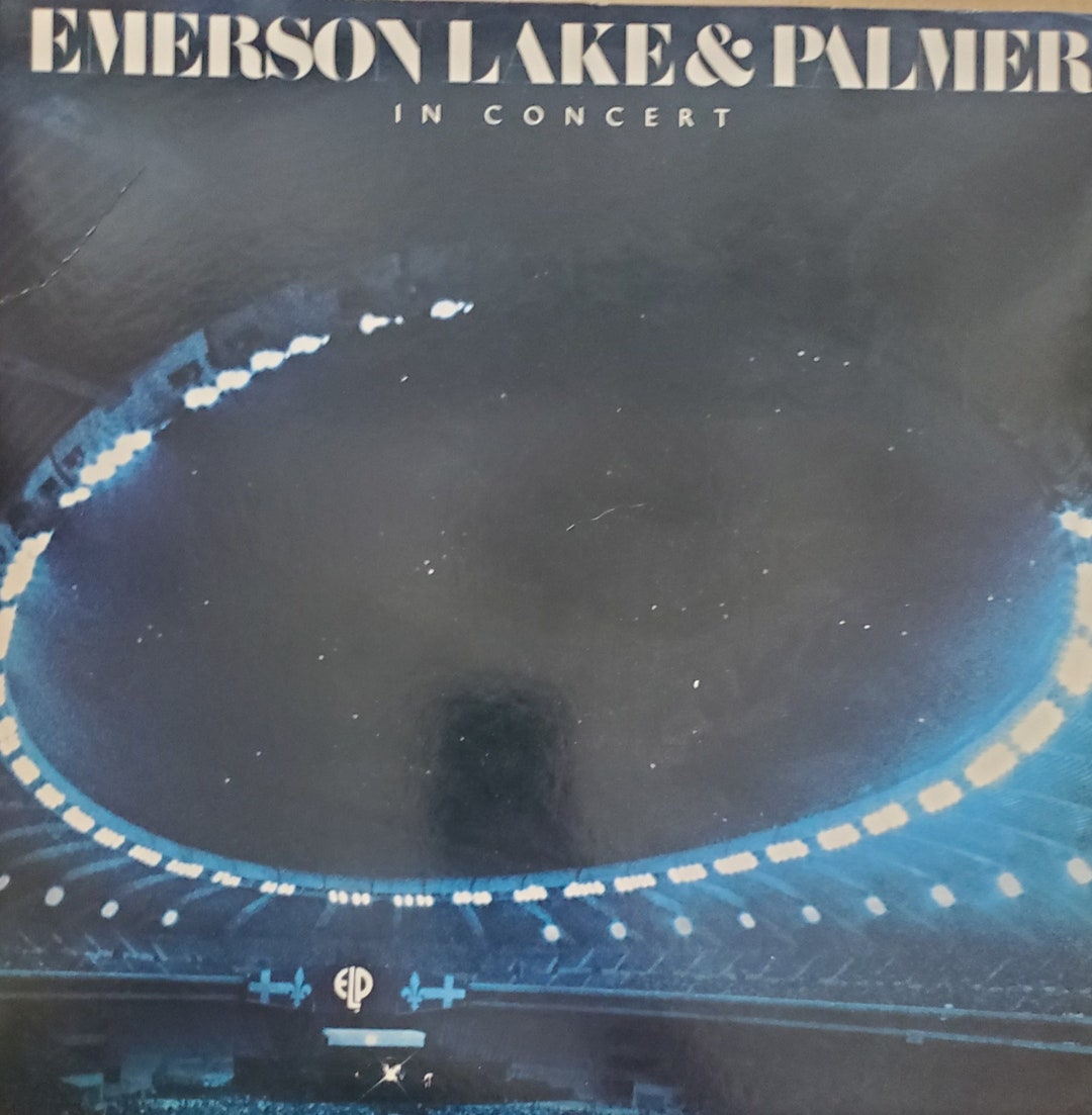 Emerson Lake & Palmer, in Concert, Live Recording, Vintage Vinyl Record ...