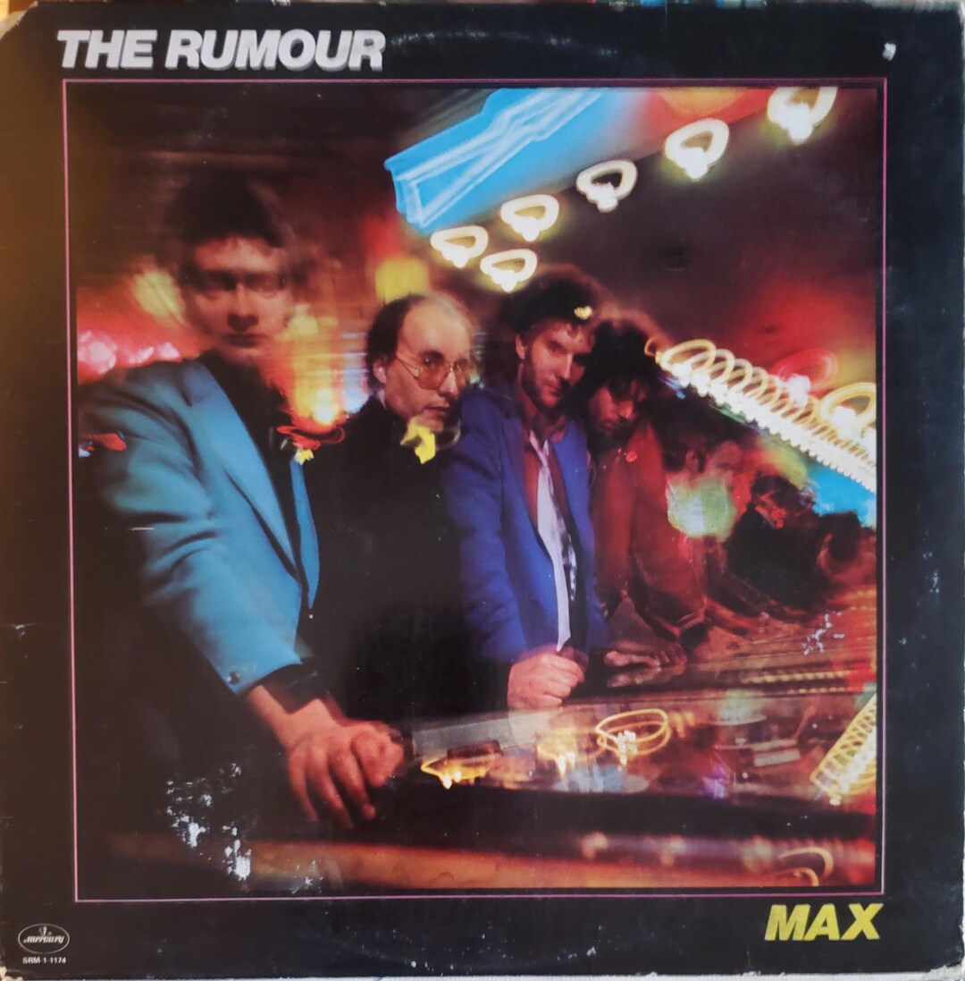 The Rumour, Max, Vintage Record Album, Vinyl LP, Classic New Wave Rock ...