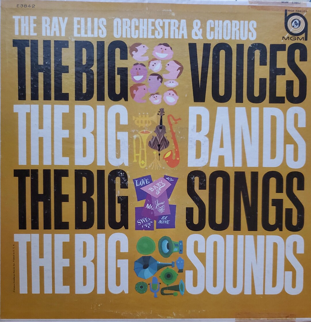 Ray Ellis and His Orchestra, the Big Voices the Big Bands, Vintage ...