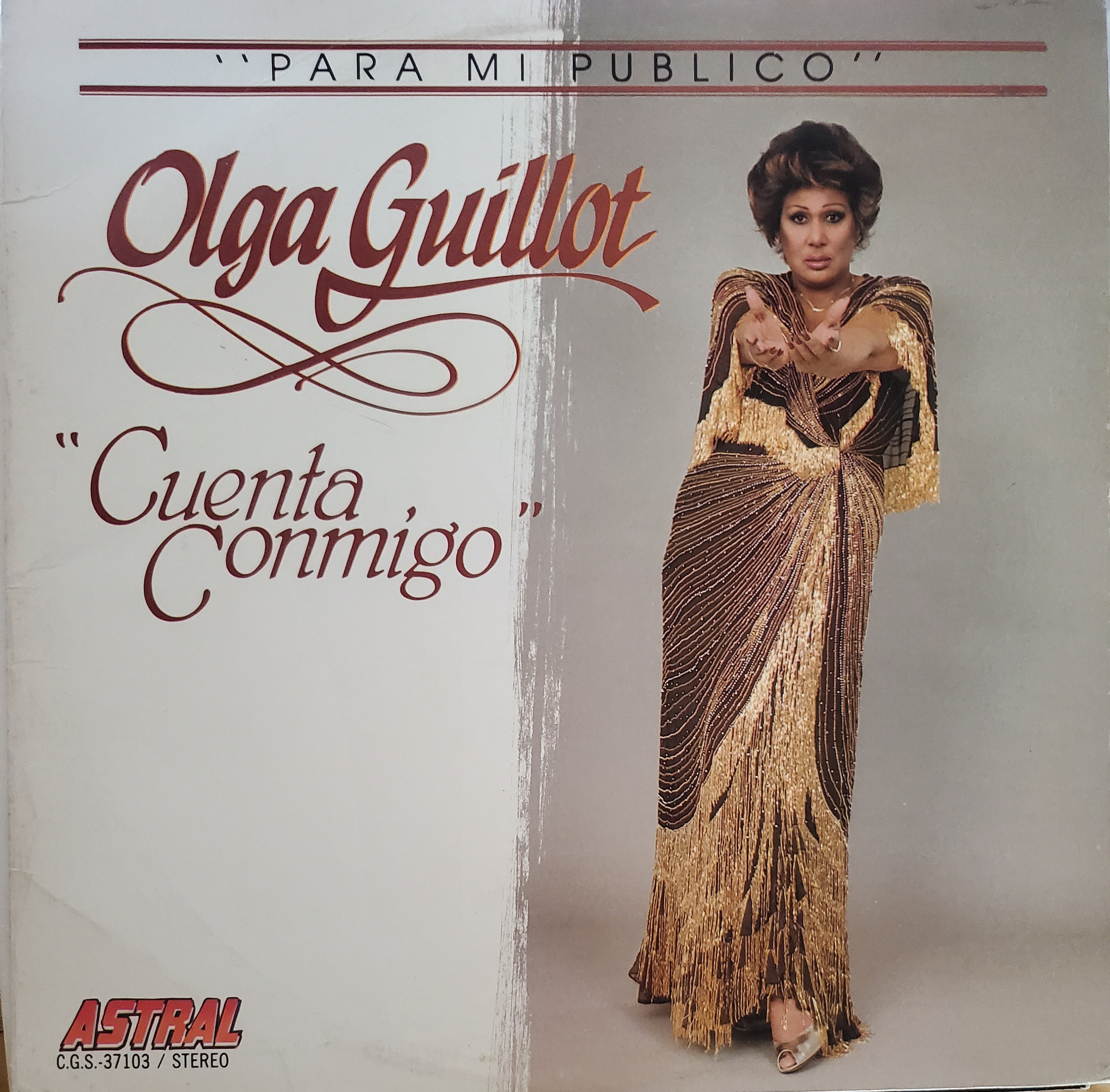 Olga Guillot, Cuenta Conmigo, Vintage Record Album, Vinyl LP, Classic ...
