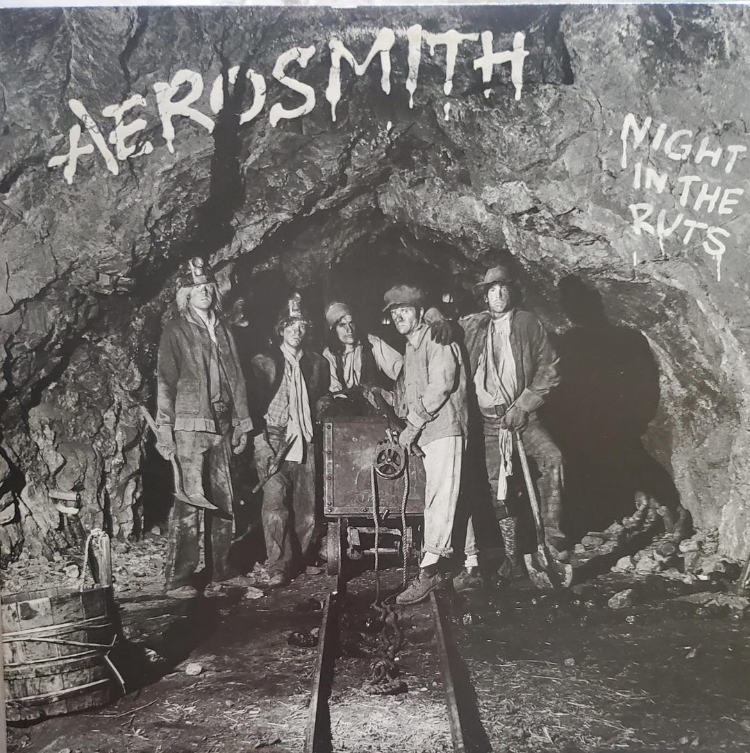 Aerosmith, Night in the Ruts, Vintage Record Album, Vinyl LP, Classic ...