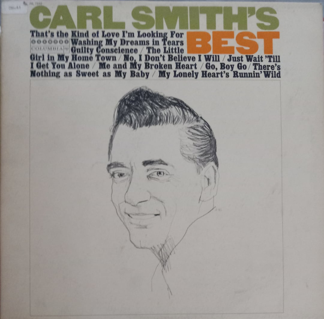 Carl Smith, Carl Smith's Best, Vintage Record Album, Vinyl LP, Classic ...