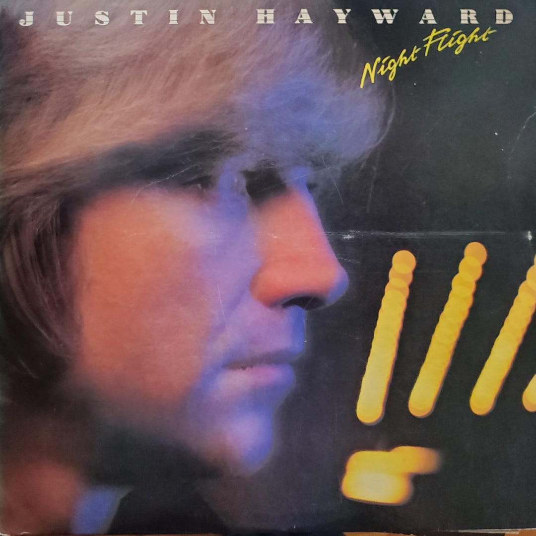 Justin Hayward, Night Flight, Vintage Vinyl Record Album, Classic Rock ...