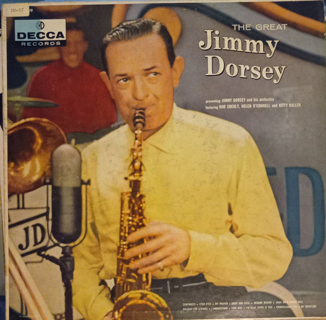 Jimmy Dorsey, Thegreat Jimmy Dorsey, Vintage Record Album, Vinyl LP ...