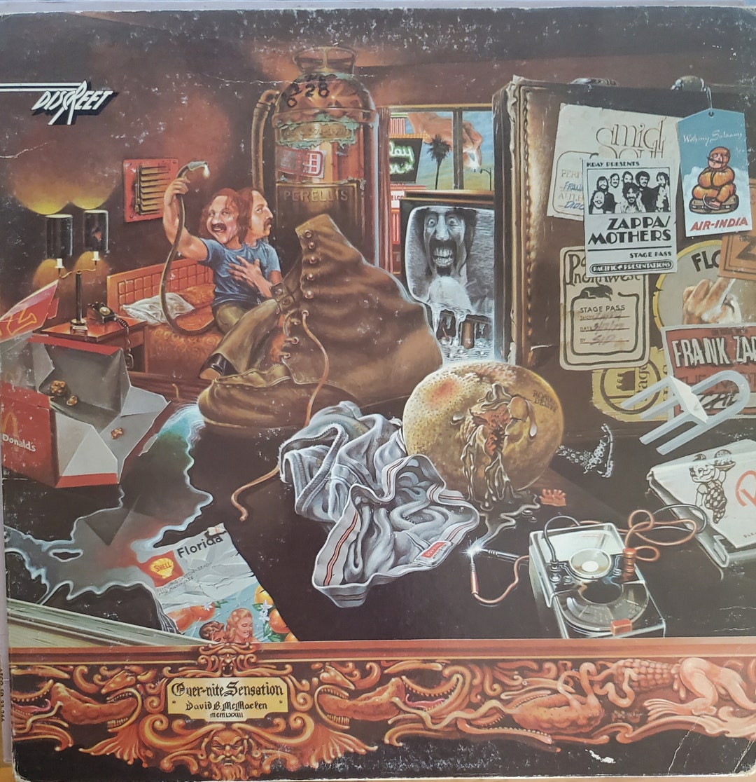 Frank Zappa and the Mother's of Invention, Over-nite Sensation, Vintage ...