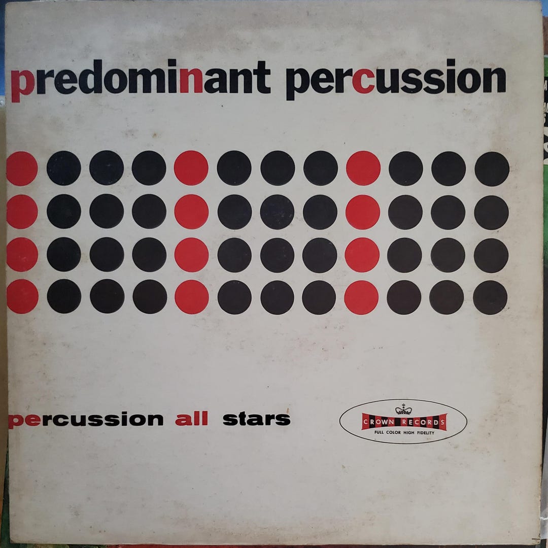 Predominant Percussion, Percussion All Stars, Vintage Vinyl Record ...
