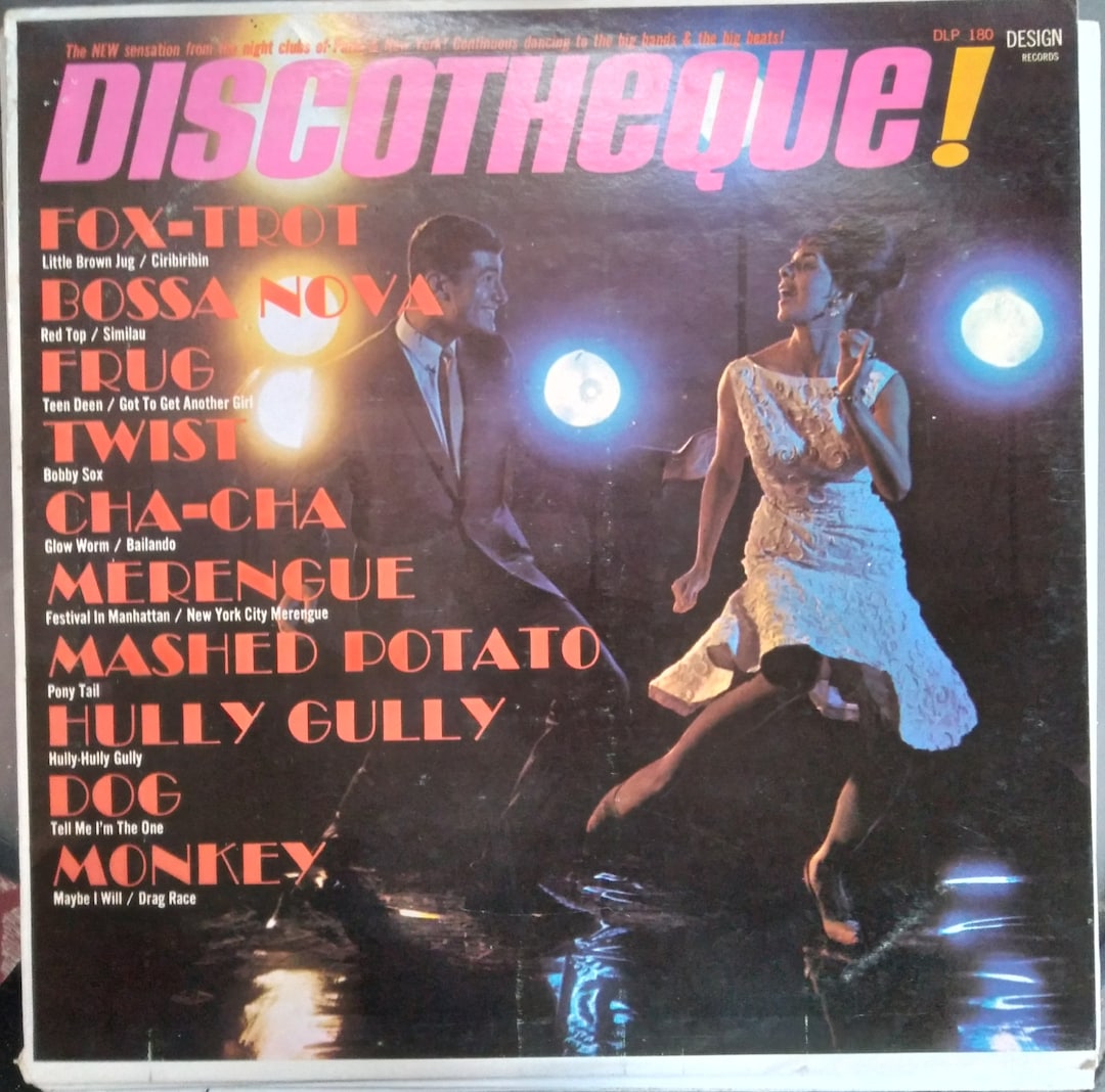 Discotheque! Vintage Record Album, Vinyl LP, Classic Dance Music for ...