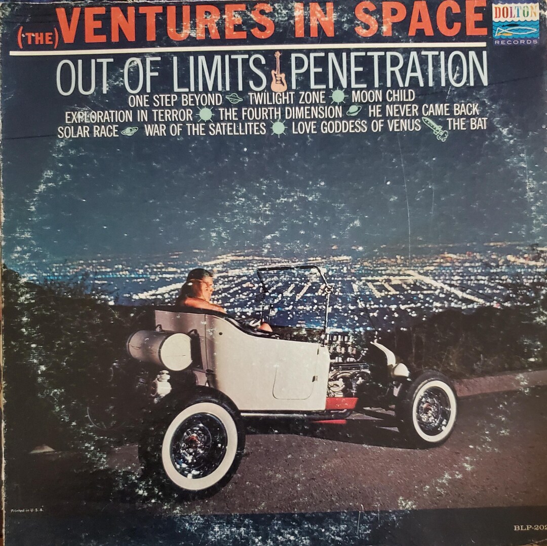 The Ventures in Space, Vintage Vinyl Record Album, Classic Instrumental ...