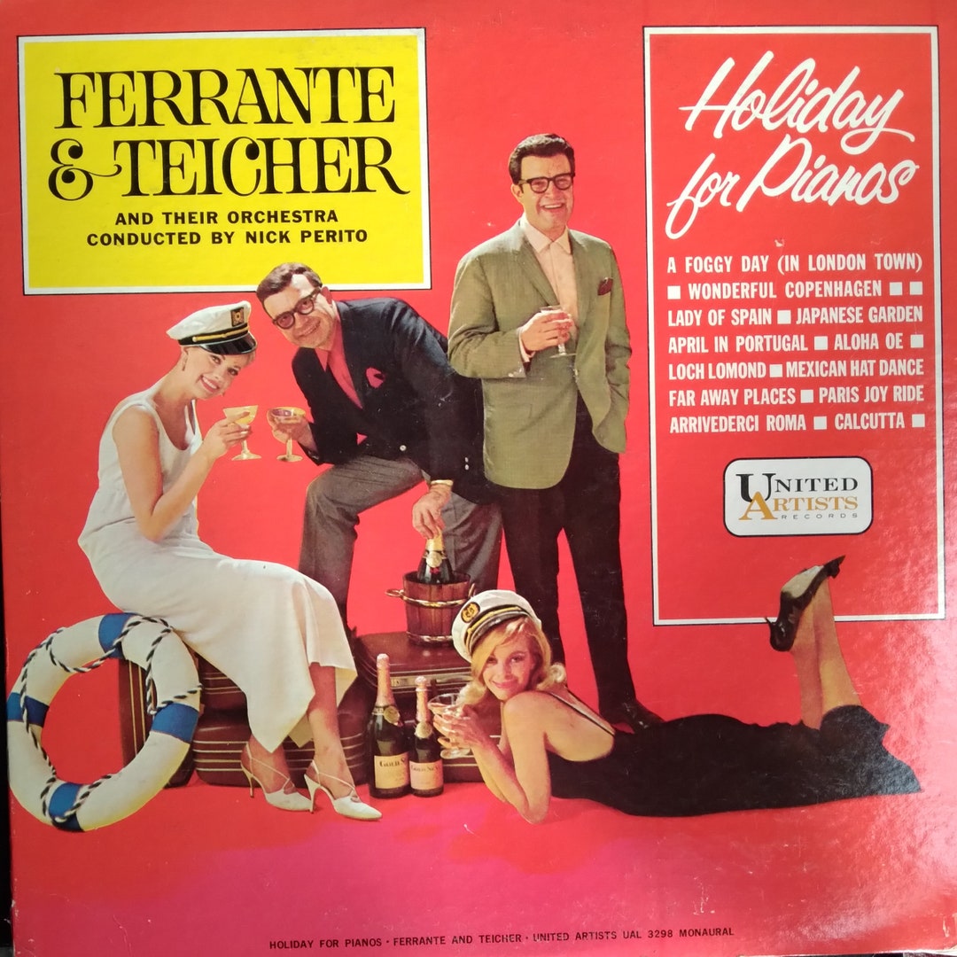 Ferrante and Teicher, Holiday for Pianos, Vintage Record Album, Vinyl ...