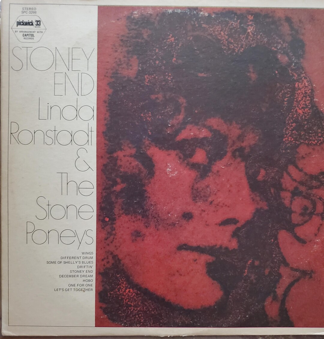 Linda Ronstadt and the Stone Poneys, Stoney End, Vintage Record Album ...